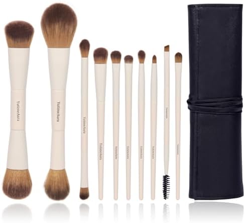 Amazon.com: Makeup Brushes, Dual End Makeup Brush Set 7 Pcs, Foundation ...