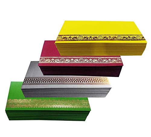 Plain Design Shagun Envelopes -Pack of 75 ,Red : Amazon.in: Office Products