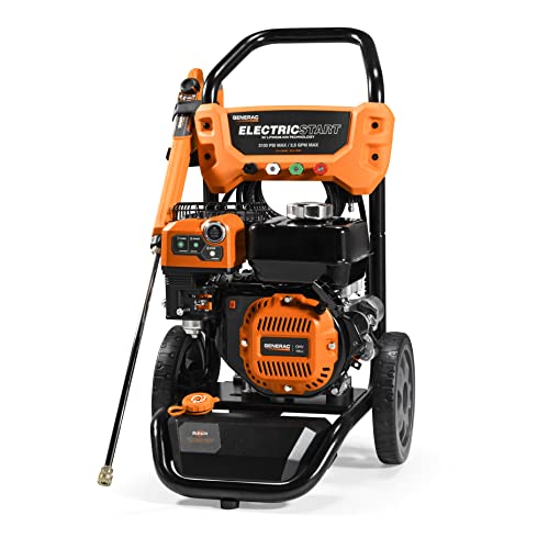 Snapklik.com : Generac 8895 3100 PSI 2.5 GPM Gas-Powered Electric Start ...