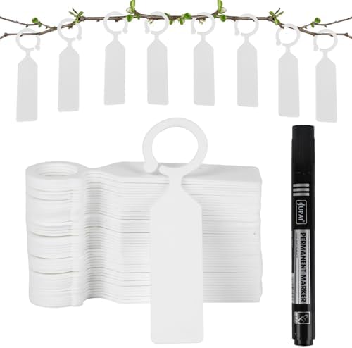 Amazon.com: LOKIPA 100PCS Plant Labels, Plastic Plant Tree Tags ...