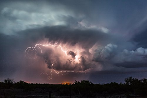 Pink Lightning Storm