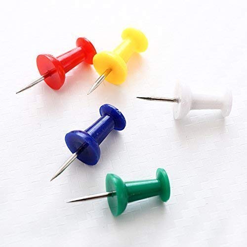 Siddhi Multi-Colored Push Thumb Pins for Notice Boards in Reusable ...