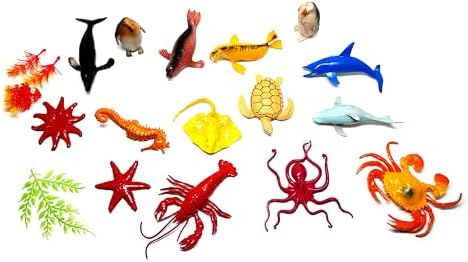 Buy Crackles 14 Pc Varying Sizes Sea/Ocean/Marine Animals and Life ...