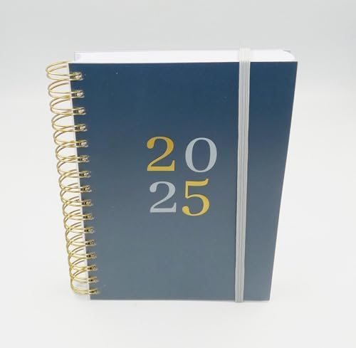 Sixstore 2025 Diary A5 Day to Page Diary Wiro Bound A5 DAP Diary, Day A ...