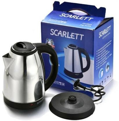Buy Scarlett Stainless Steel Electric Heat Kettle 2.0 litres for Tea ...