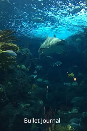 Bullet Journal: 6 x 9 Shark Bullet Journal. 120 dot grid pages: Plans ...