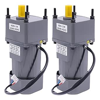 AC Gear Motor, 110V 250W Electric Reversible Motor Single-Phase Motor 0 ...