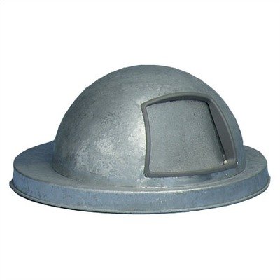 Expanded Metal Series Heavy Duty Dome Top Cover Finish: Hot Dip ...