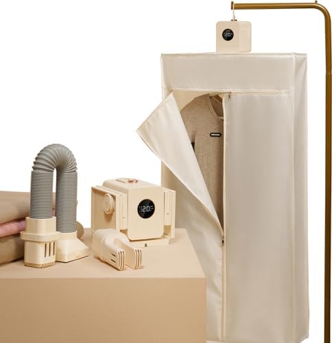 Amazon.com: Clothes Dryer Portable Travel Mini 900W dryer machine ...