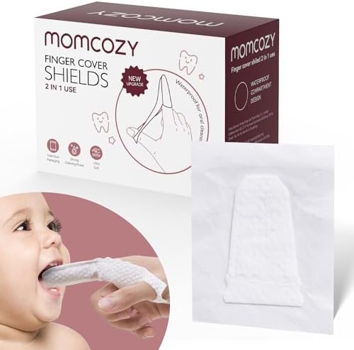 Amazon.com : Momcozy Baby Finger Toorhbrush(Style B), Baby Wipes ...