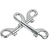 Amazon.com: Huture 5 Pack 3.5’’ Double Ended Bolt Snaps Hook Zinc Alloy ...