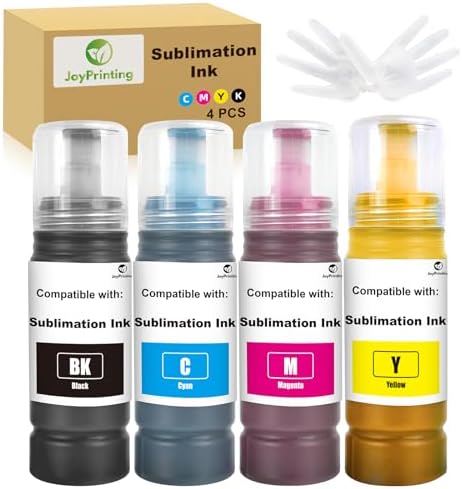 JoyPrinting 104 Sublimation Ink for Epson 2810 1810 2710 2714 2711 2726 ...