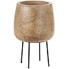 Amazon.com : Melrose International Wood Planter with Stand 12"H : Patio ...