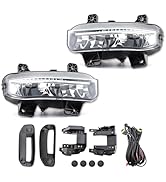 Amazon.com: wideep Premium LED Fog Light Assemblies For F150/F250/F350 ...