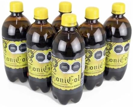 Amazon.com : Tonicol Mexico Vanilla 6 pack Soda 600 ml : Grocery ...