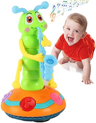 AM ANNA Baby Toys 0-6 Months, Crawling Caterpillar Tummy Time Toy with ...