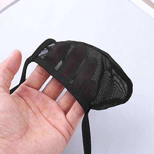 Amazon.com: Alvivi Men's Fishnet Sheer Mesh G-String Thong Bulge Pouch ...