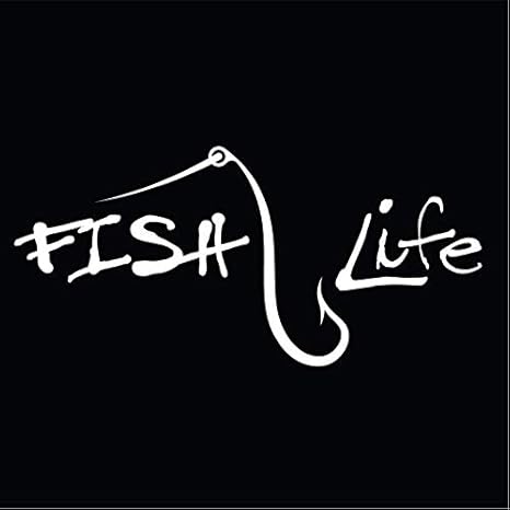 Amazon.com: Fish Life Vinyl Decal Sticker – Easy Application Peel ...