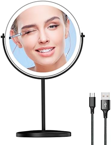 Amazon.com - New 20X Magnifying Mirror with Light, Light Up Mirror with ...
