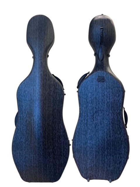 Amazon.com: D Z Strad Cello Case with Wheels 4/4 in Black (4/4 - Cello ...