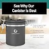 Coffee Gator Coffee Canister Airtight 1300 mL, Stainless Steel Kitchen ...