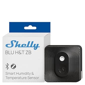Shelly BLU H&T ZB Black - Smart Zigbee & Bluetooth Temperature and ...