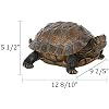 Amazon.com : Danmu Realistic Tortoise Garden Statue, Lifelike Resin ...