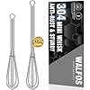 Amazon.com: Walfos Mini Whisks Stainless Steel, Small Whisk 2 Pieces ...