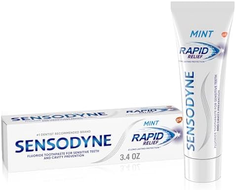 Amazon.com: Sensodyne Rapid Relief Sensitive Toothpaste, Cavity ...