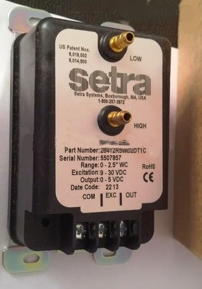 SETRA SYSTEMS INC 26412R5WD2DT1C 0-2.5" DPT 0-SVDC W/TERM STRIP ...