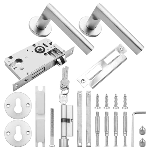ZONADAH Indicator Bolt Lever Door Lock, Complete Set with T-Bar ...