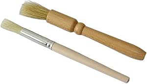 Amazon.com: Coffee Grinder Cleaning Brush 2Pcs, Wood Handle & Natural ...