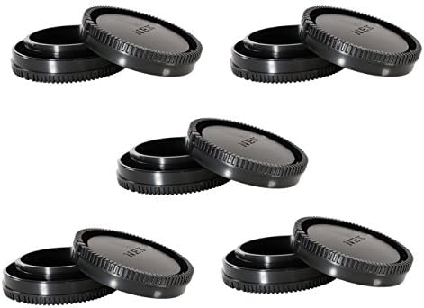Amazon.com : CamDesign 5 Set Body Cap & Camera Rear Len Cap Set ...