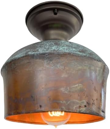 thelampgoods Copper Handcrafted Metal Rustic Farmhouse Ceiling Light ...