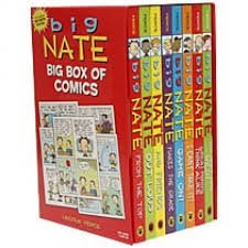Big Nate Big Box of Comics (8 books set plus Big Nate poster): Lincoln ...