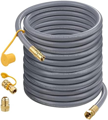 Amazon.com: Aekops 1/2" ID Natural Gas Hose, Natural Gas Grill Hose ...