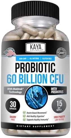 Amazon.com: OMOGS Probiotics 120 Billion CFUs 18 Strains, 3 Prebiotics ...