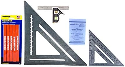 Swanson Tool Co S0107 "Big 12" 12-Inch Speed Square Layout Tool with ...