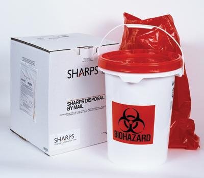 Gallon Medical Waste Disposal Container With Disposal By Mail System ...