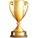 Amazon.com: SC878 Large Champions Trophy Cardboard Cutout Standup ...