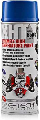 E-TECH XHT007 XHT Blue Extremely High Temperature Spray Paint : Amazon ...