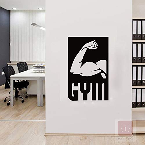 Buy ISEE 360® Gym Stickers for Wall Large Size Biceps Gym Workout ...