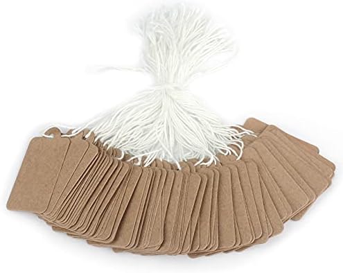 1000Pcs Jewelry Price Tags with String Attached, Marking Tags with ...