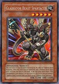 Amazon.com: Yu-Gi-Oh! - Gladiator Beast Spartacus (GLAS-EN018) - Gladiators Assault - 1st ...