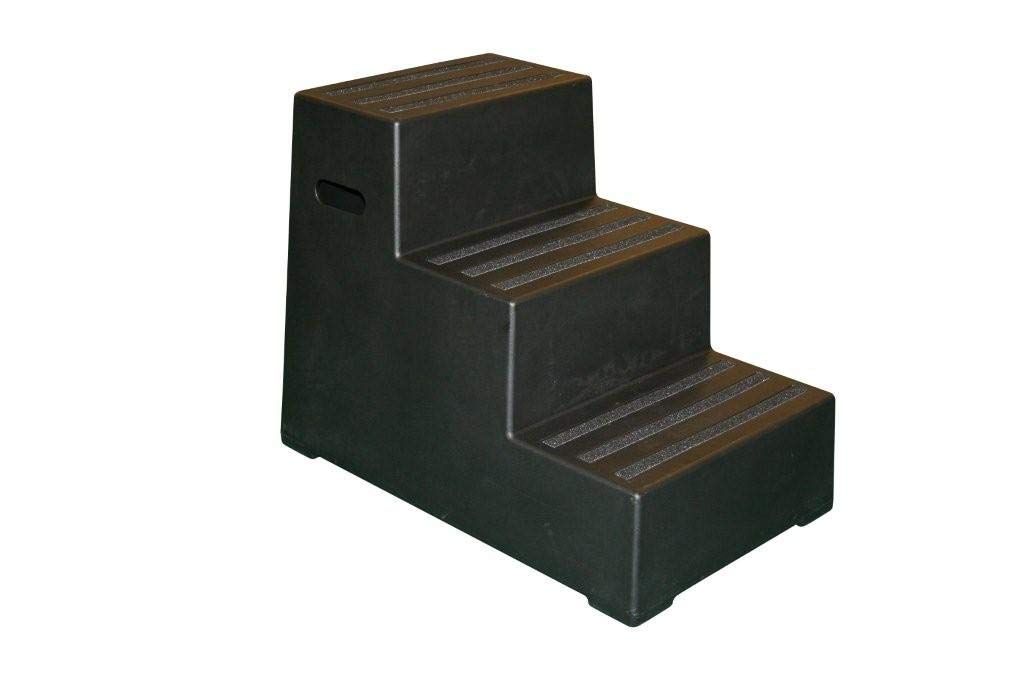 Buy 3 Tread Heavy Duty Black Plastic Moulded Safety Block Steps Online ...