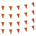 Amazon.com: AuTop 100 Feet Solid Orange Pennant Banner Flags String ...