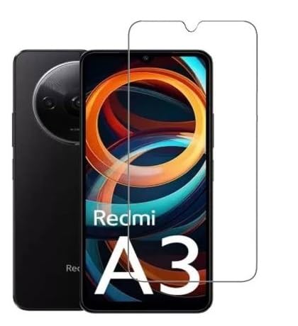 HYPER® Tempered Glass for REDMI A3 Screen guard Full HD Quality Edge to ...