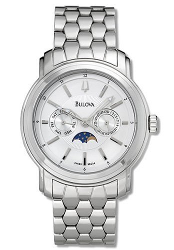 Bulova Men's 96C34 Moon Phase Watch : Bulova: Amazon.in: Fashion