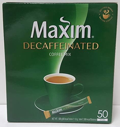 Amazon.com : Maxim Decaffeinated Coffee Mix 50T : Grocery & Gourmet Food