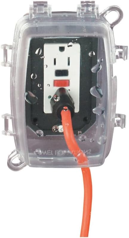 Intermatic WP3103C Outdoor 1 Gang Round Box, Clear, Color - Electrical ...